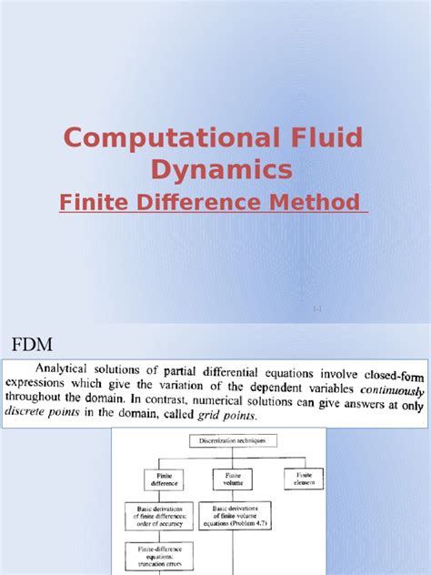 Finite Difference Method Pdf Partial Differential Equation Finite Difference