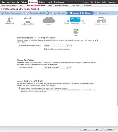 configure anyconnect vpn client on ftd hairpin and nat exemption cisco
