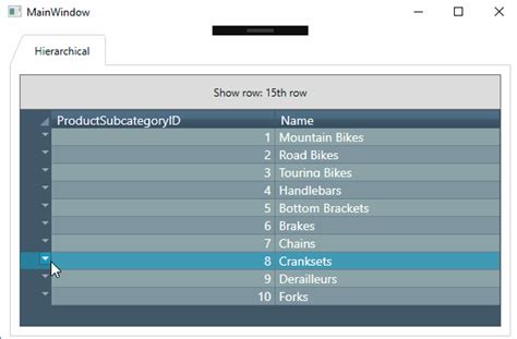 Getting Datagridscollintoview To Position Row At Top Of View Area