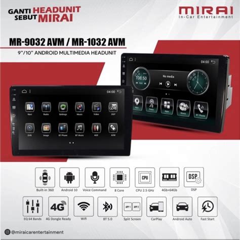 Jual Head Unit Mirai 1032 9032 Avm Head Unit 6128 Built In Camera