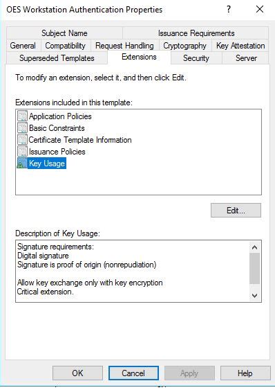 certificate services client enrollment fails after renewing ssl