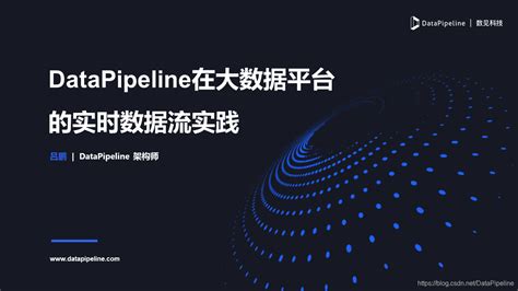 datapipeline在大数据平台的数据流实践 ensorflow的数据管道 data pipeline 来处理大型数据集 csdn博客