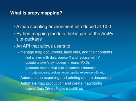 Python Map Automation Introduction To Arcpymapping Ppt Download