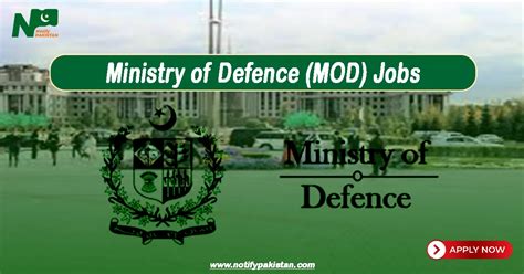Ministry Of Defence Mod Jobs 2025 Online Apply Notify Pakistan