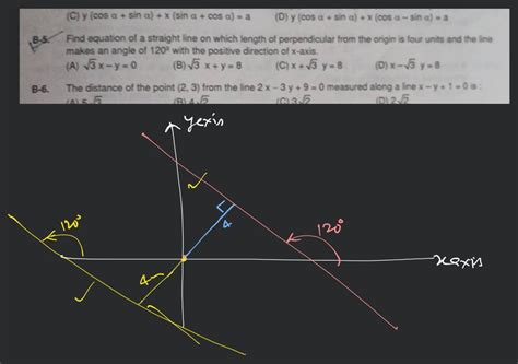 Solved If The Line Joining Two Points A20 And B31 Is Rotated Abou