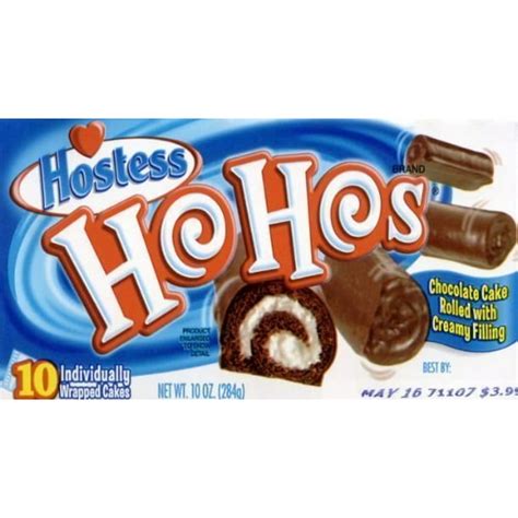 Hostess Ho Hos Snack Cakes 10oz Box Pack Of 3