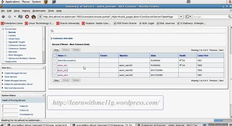 Administering Managed Server With Node Manager Youtube