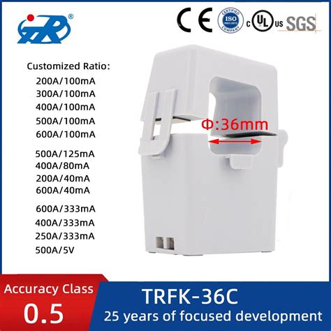 Tr Split Core Open Type Ac Dc Current Transformer Sensor 200a 300a 400a
