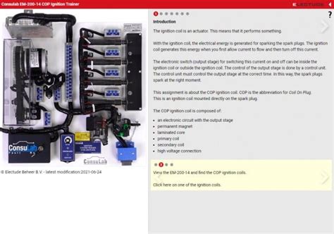 Electude Courseware For Ignition System Trainer Toolkit Technologies