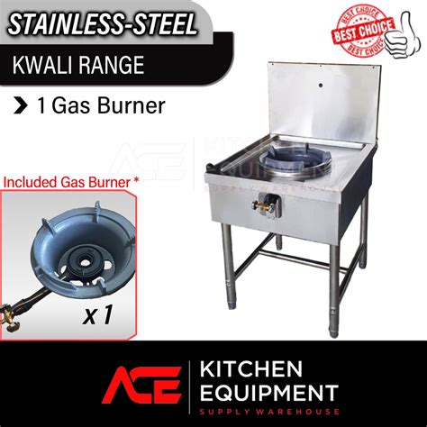 Stainless Steel 1 Burner Kwali Range Dapur Gas 1 Tungku Stove Range