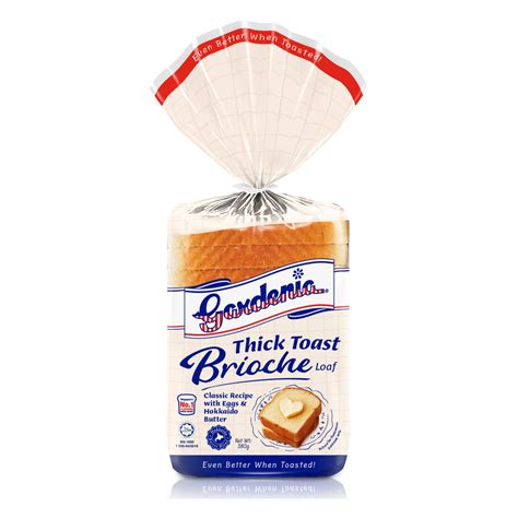 Gardenia Thick Toast Brioche Loaf 380g Gardenia