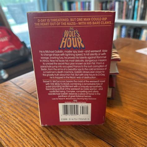The Wolfs Hour By Robert Mccammon