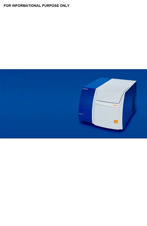 Foss Analytics Foss Nirs Ds3 Feed Advanced Feed Analyzer 400 2500 Nm At ₹ 100000 In Pune