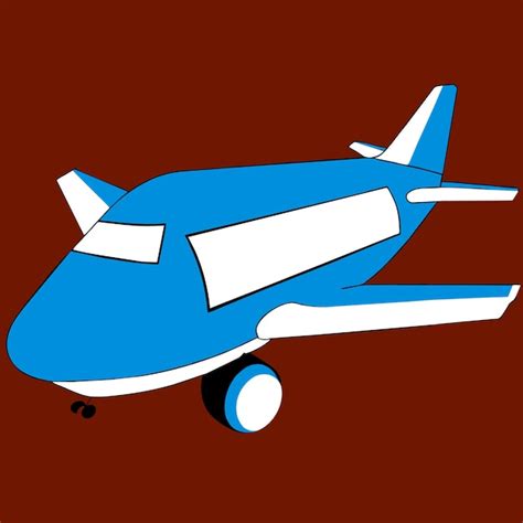 Premium Vector Cute Airplane Background
