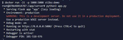 Ubuntu Cant Reach Flask Server Running In Docker Container Stack Overflow