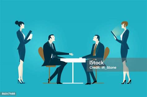 회의에 사업 사람들의 그룹입니다 후보자를 인터뷰 비즈니스 개념 그림입니다 감독에 대한 스톡 벡터 아트 및 기타 이미지 감독 개념 개발 Istock