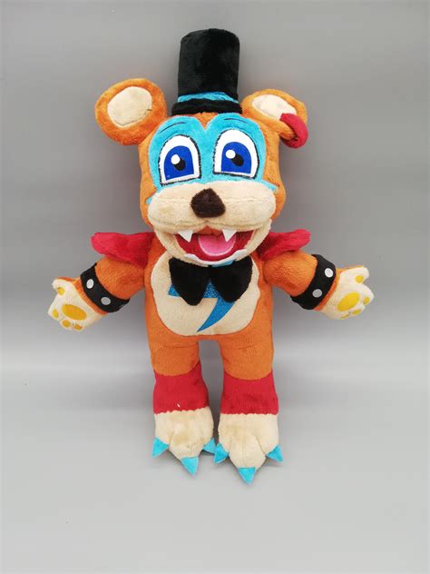 Handmade Glamrock Freddy Plush With Magnet To Hold A Mic Later R