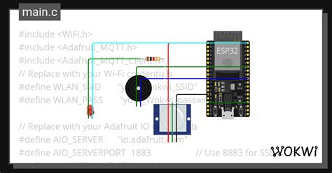Smart Intruder Detection To Cloud Cpp Wokwi ESP STM Arduino Simulator