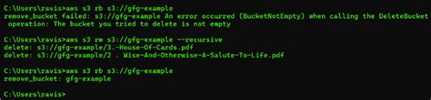 Create Aws S3 Bucket Using Cli Geeksforgeeks