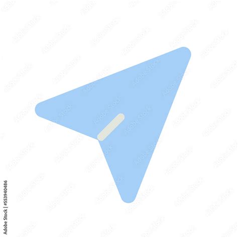 Vetor Do Stock Cursor Arrow Pointer Flat Color Ui Icon Sharing Location With Friends Gps