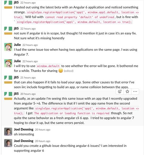 Angular 6 Support · Issue 45 · Single Spasingle Spa Angular · Github