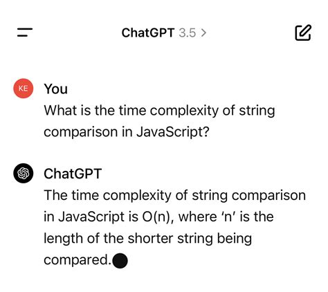 Is The Time Complexity For String Comparison On Or O1
