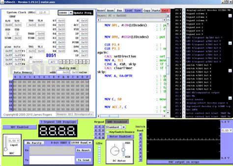 Download Edsim51 8051 Microcontroller Free Simulator Xtronic