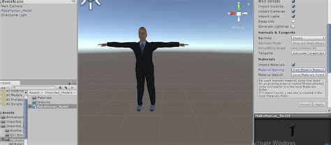 game development guide animating the makehuman character in unity