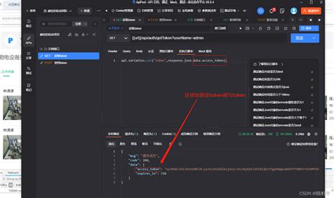 apipost获取token后不能使用token报错code 401 令牌不能为空 csdn博客