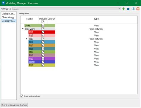 Create A Geology Model
