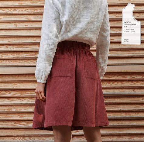 Pdf Digital Sewing Pattern For Eva Skirt By Boboli By Me