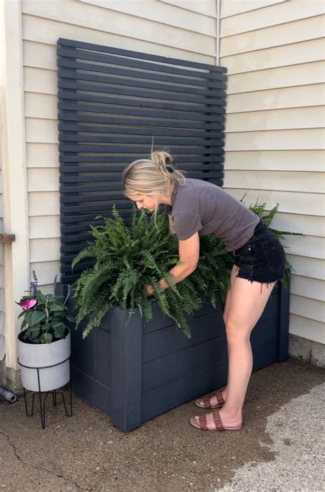 DIY Raised Planter Box Just Steps Salvaged By Sammie