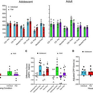 A The Mean SEM Number Of Seconds Spent In Each Compartment Of A Download Scientific
