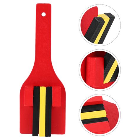 Frcolor Reusable Wooden Hand Clapper For Parties And Festivals Fun Noise Maker For Cheering