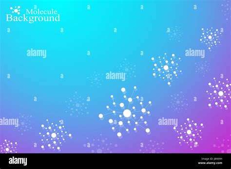 Geometric Abstract Background Molecule And Communication Connected Lines With Dots Vector