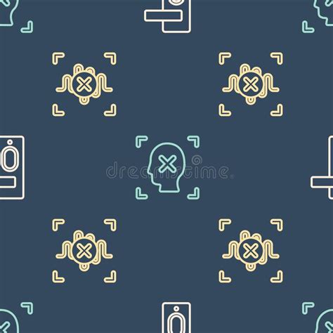 Set Line Fingerprint Door Lock Rejection Voice Recognition And Face On