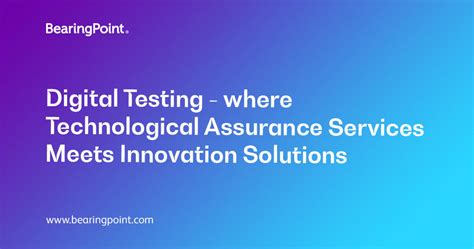 Digital Testing Bearingpoint