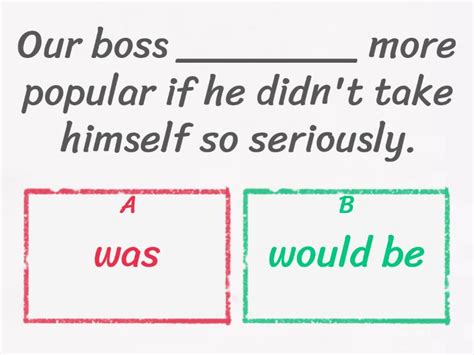 5a 2a Unreal Conditionals Quiz