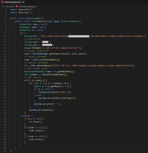 Javaアプリケーションからtdvデータサービスにjdbcで接続する方法 Tibcoサポート