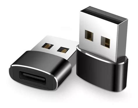 Adaptador Conversor Cabo Usb Tipo C P Usb Tipo A Comum Cor Preto Mercadolivre