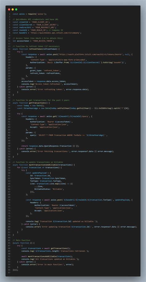 Quickbooks Online Api Integration With Nodejs Freelancer