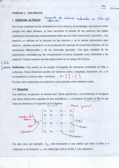 SOLUTION Matrices Tipos Y Ejercicios Propuestos Studypool