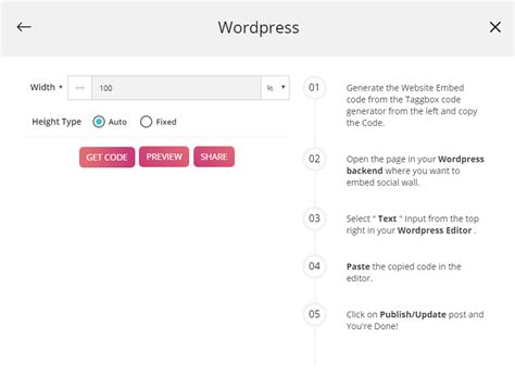 How To Embed Slack Feed On Wordpress Website Taggbox Support