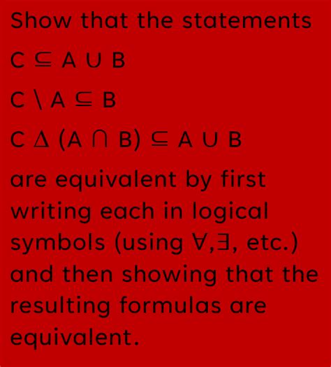 Solved Please Use Demorgans Law