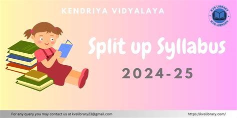 Kvs Split Up Syllabus 2025 26 Kvs Library