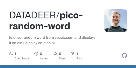GitHub DATADEER Pico Random Word Fetches Random Word From Vocab Com And Displays It On Eink