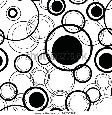 Circle Seamless Pattern Seamless Circle Vector Stock Vector Royalty Free Shutterstock