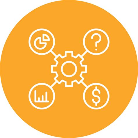 Efficiency Multicolor Circle Line Inverted Icon Vector Art At