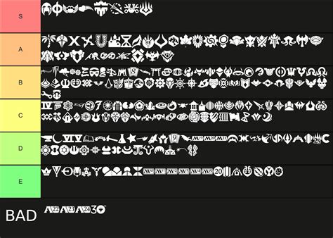 Mtg Symbols List With Pictures