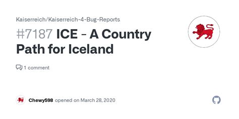 Ice A Country Path For Iceland · Issue 7187 · Kaiserreichkaiserreich 4 Bug Reports · Github